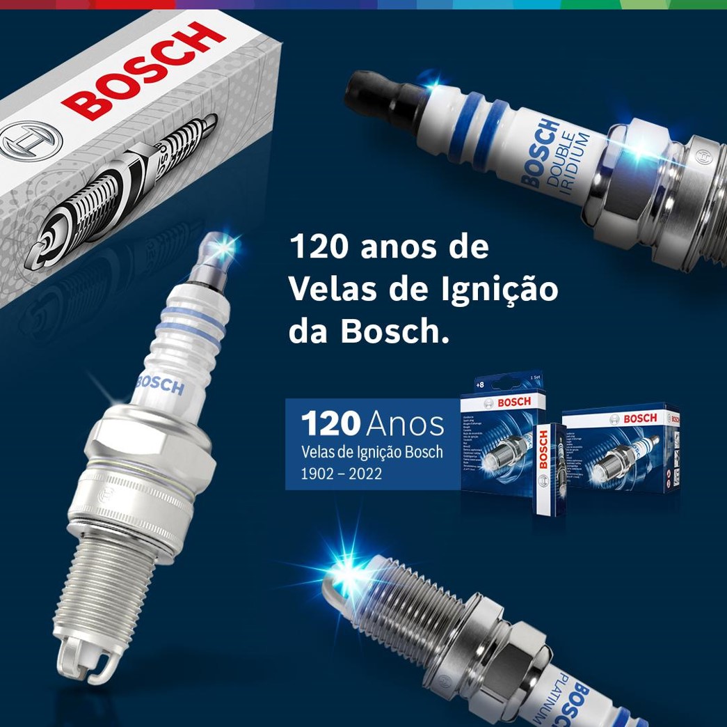 Bosch celebra 120 anos de velas de ignição - Bosch Media Service Brasil