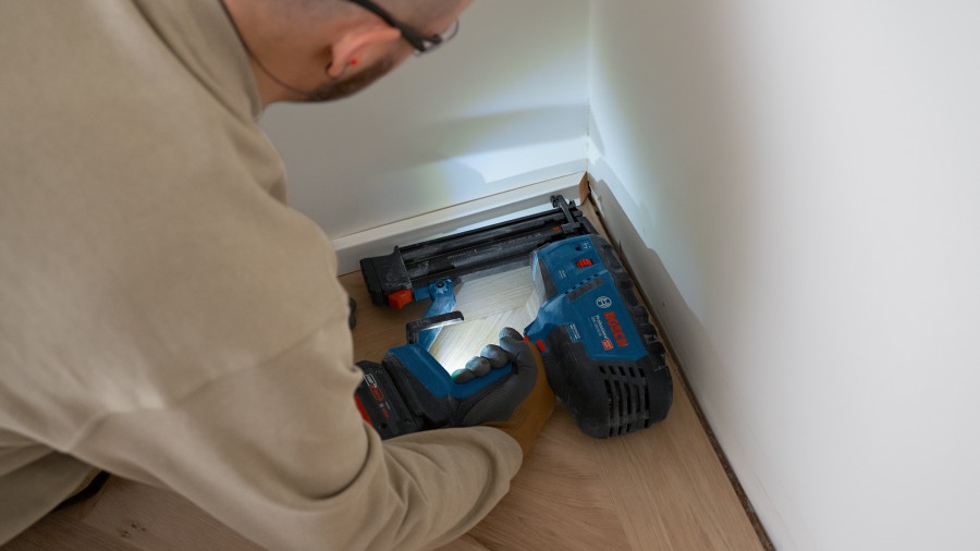 New addition to the Professional 18V System: Bosch cordless nail guns ...