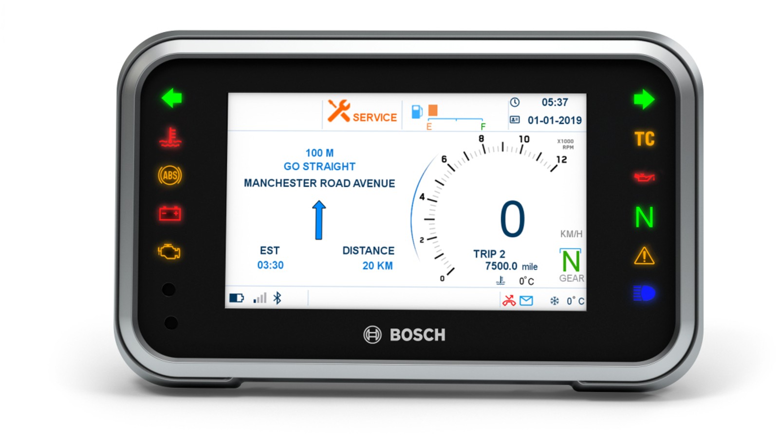 The right information at the right time: Bosch debuts compact five-inch ...