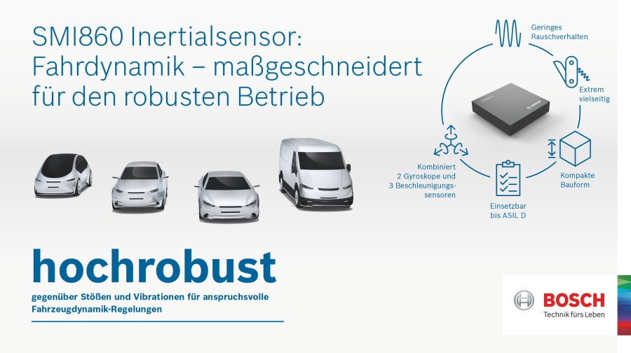 Dieser MEMS-Sensor von Bosch verbessert Fahrspaß, Komfort und ...