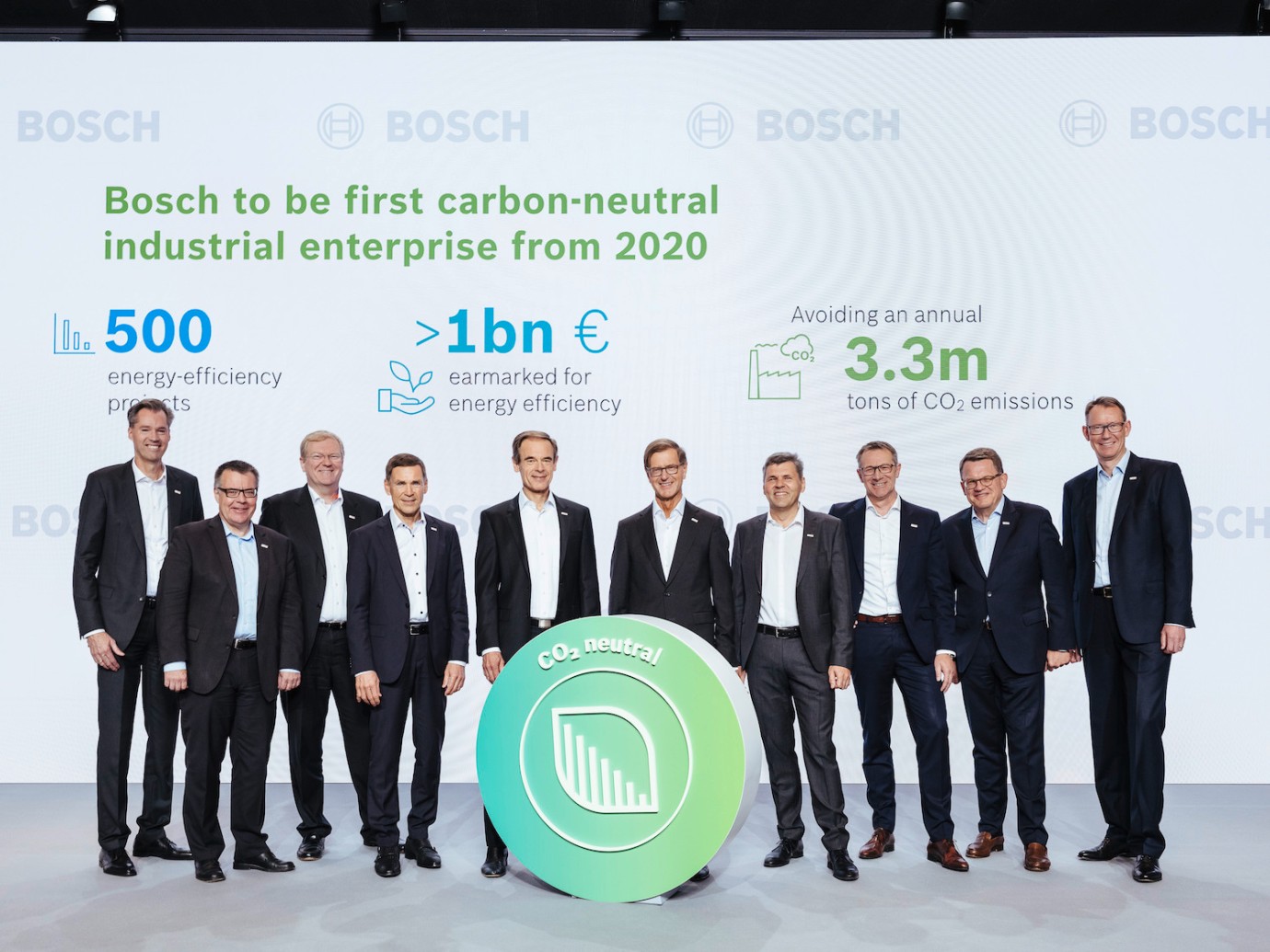 Bilanzpressekonferenz 2019: Die Geschäftsführung der Robert Bosch GmbH ...