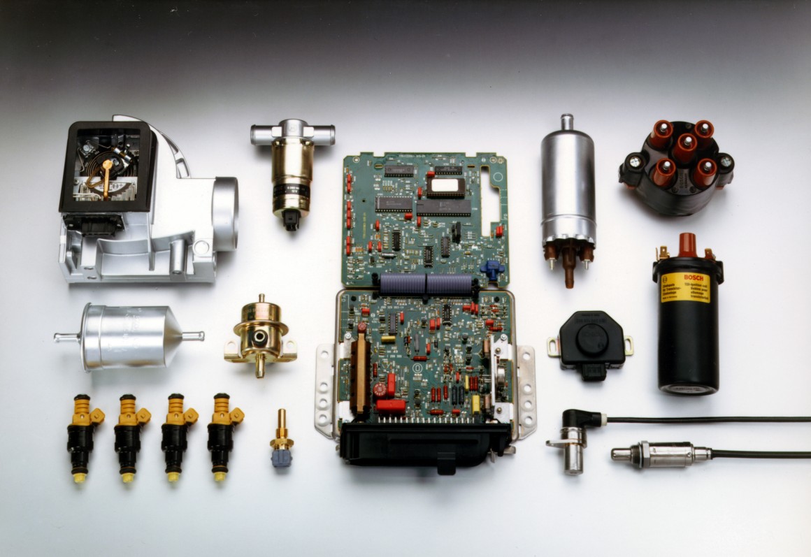 Bosch components of Motronic, 1986 - Bosch Media Service
