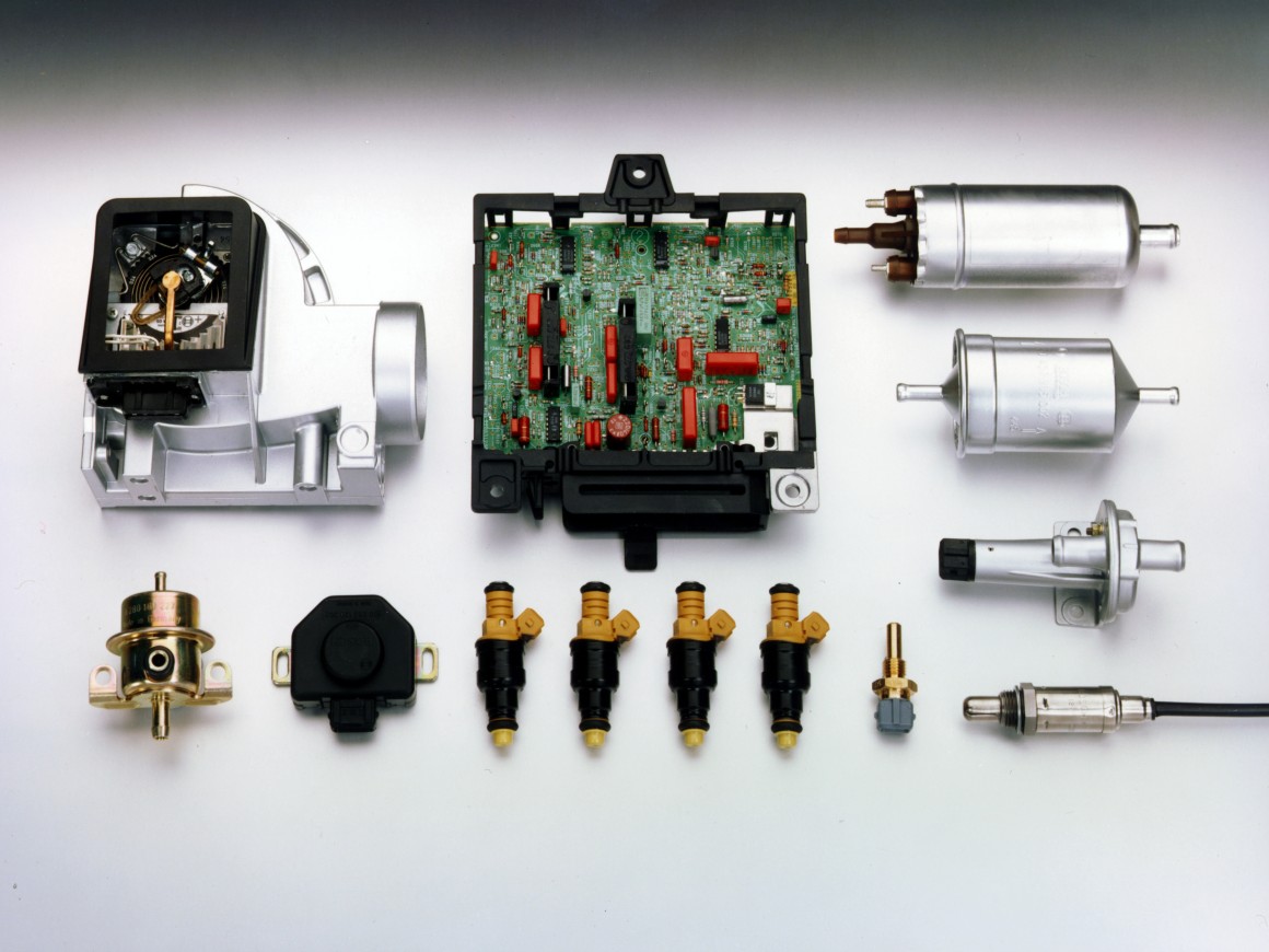 Bosch components of L-Jetronic, 1986 - Bosch Media Service
