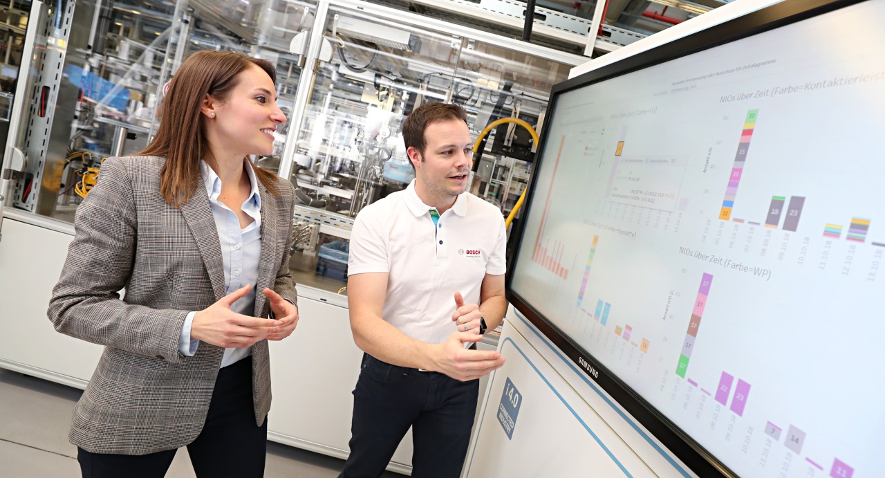 Bosch AI optimizes manufacturing process - Bosch Media Service