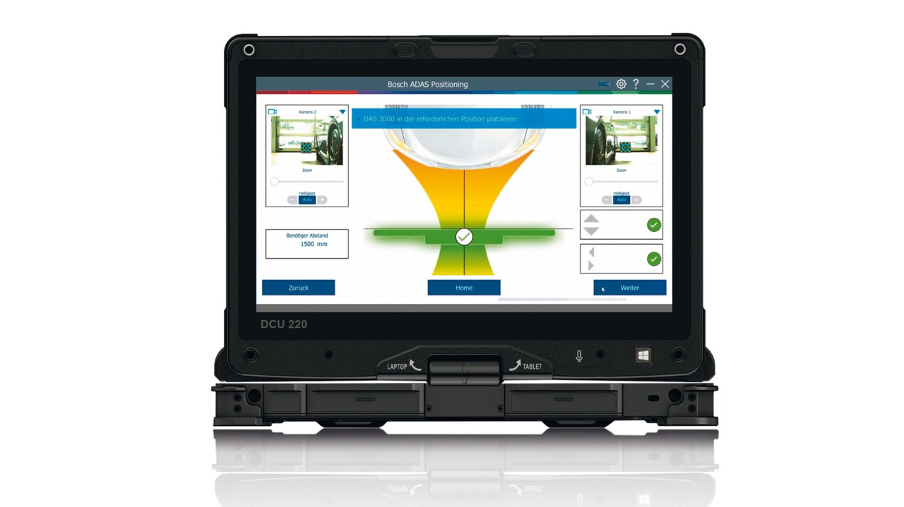 Bosch calibration systems allow efficient and precise readjustment and ...