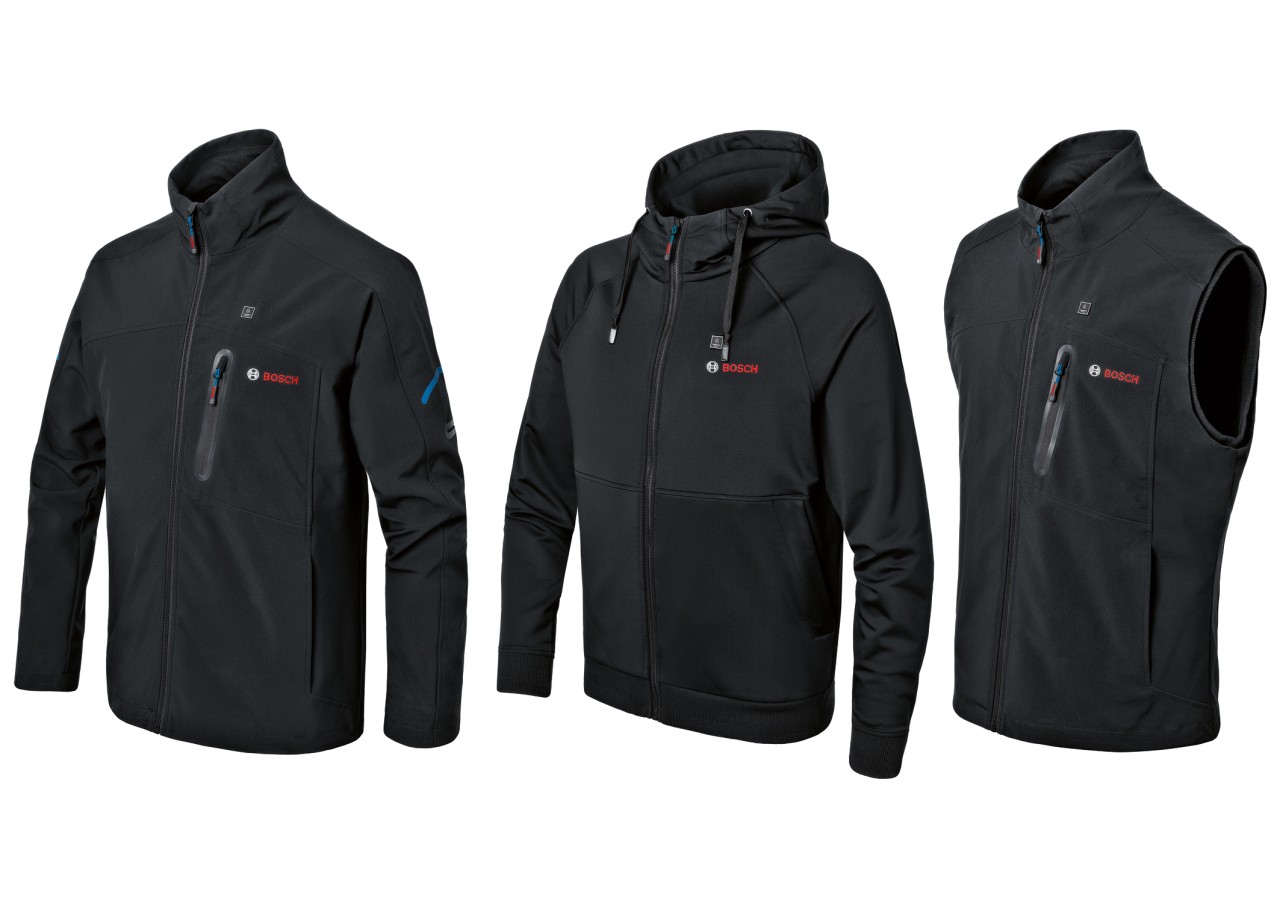 Jacke, Hoodie und Weste mit hohem Tragekomfort: Beheizbare ...