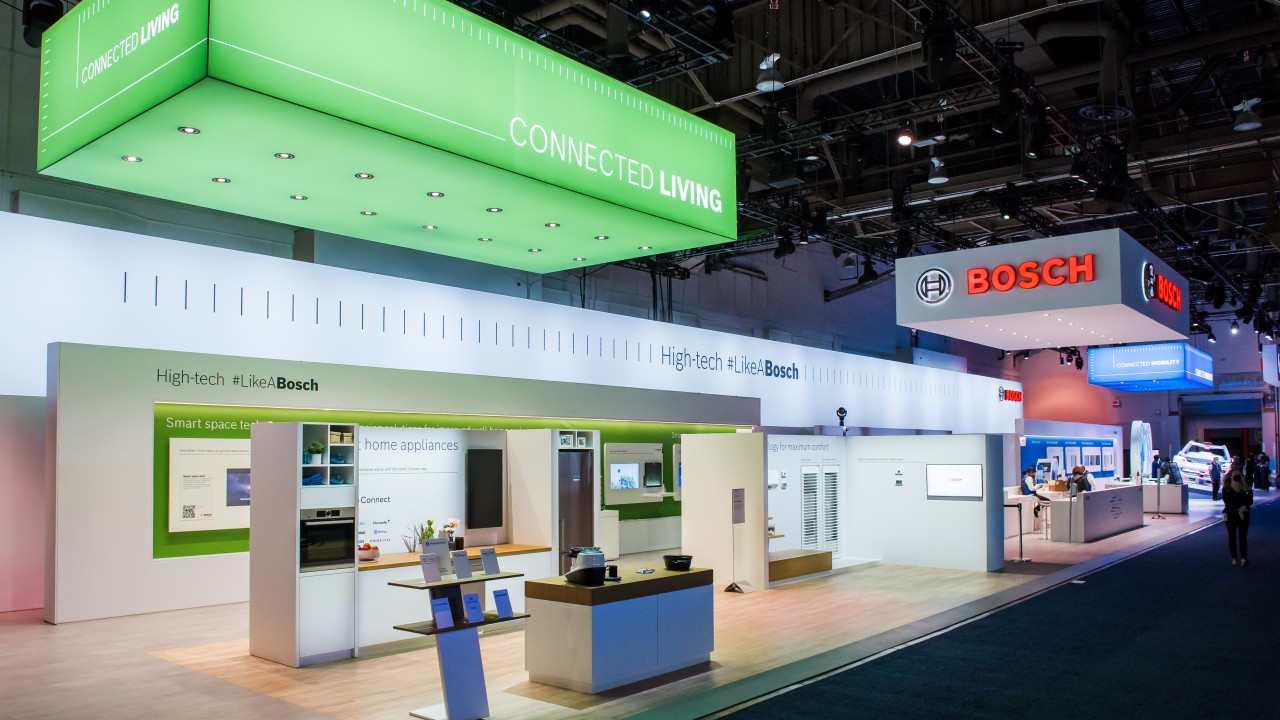 Bosch booth at CES 2022 - Bosch Media Service