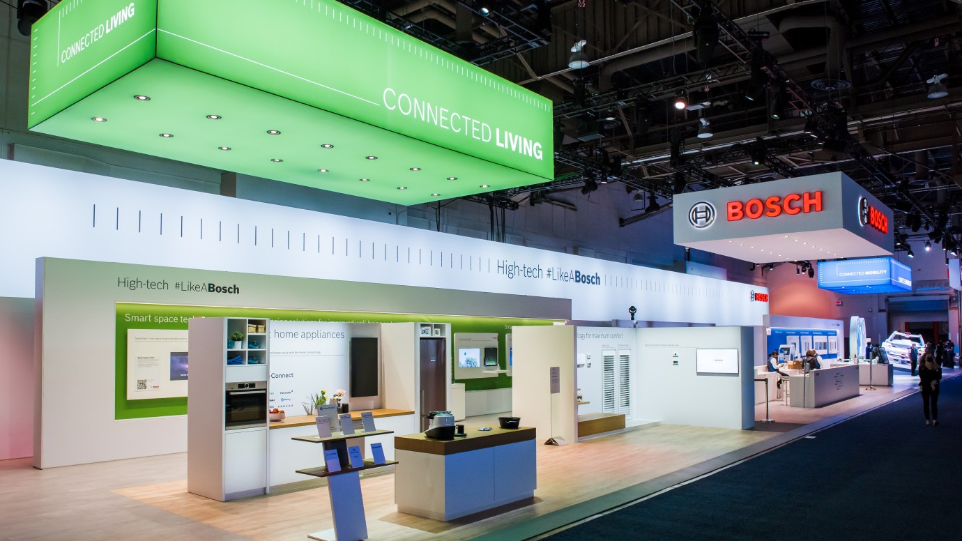 Bosch booth at CES 2022 - Bosch Media Service