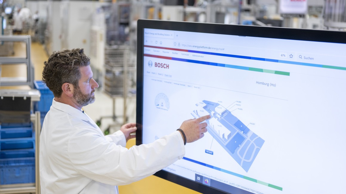 Energy platform at Bosch plant in Homburg - Bosch Media Service