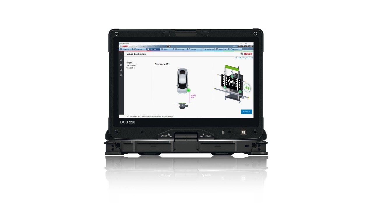 Bosch digital process halves the time taken to set up calibration ...
