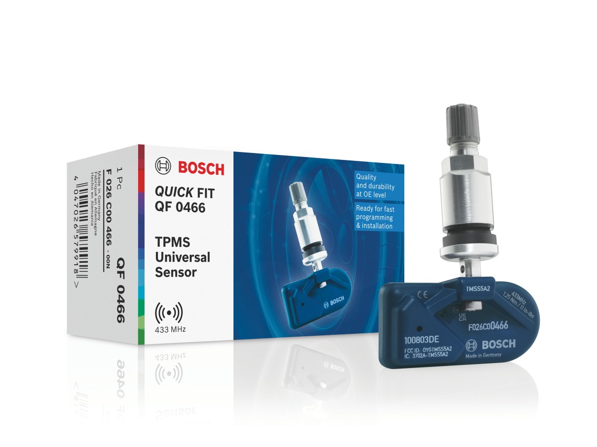 Bosch QUICK FIT universal tire-pressure sensors Just four part numbers ...