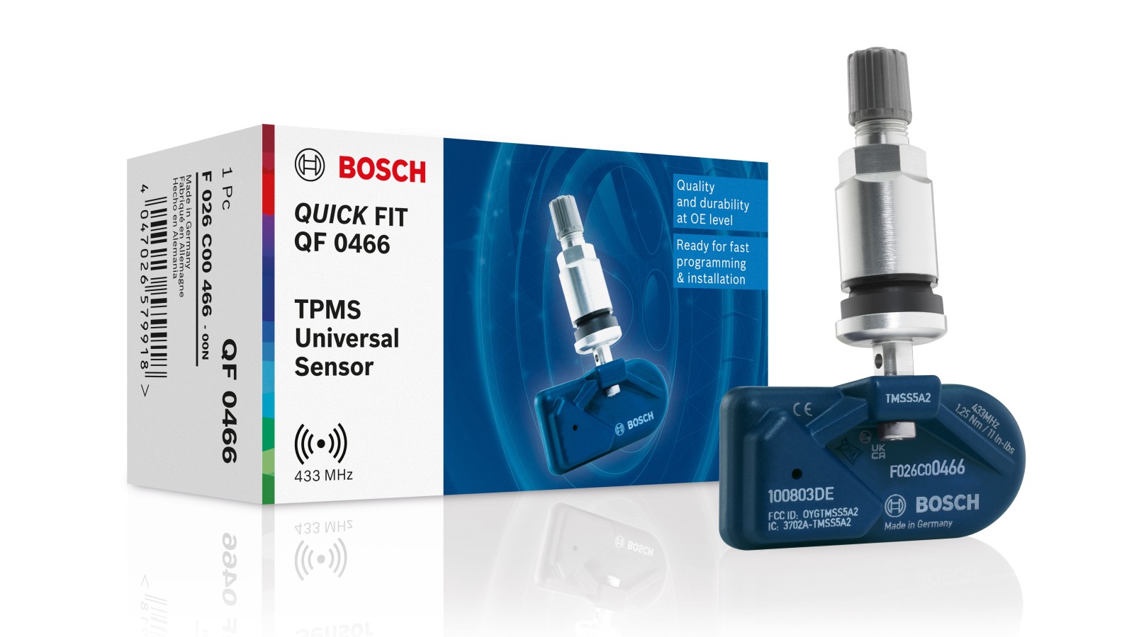 Bosch QUICK FIT universal tire-pressure sensors Just four part numbers ...