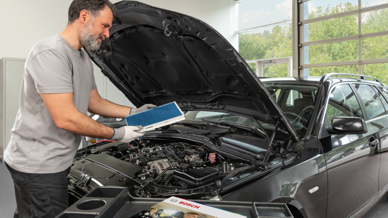 Bosch cabin filter range covers 96 percent of all passenger cars and 93 ...