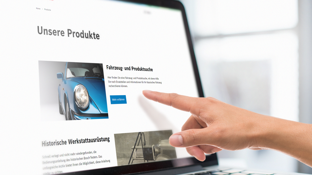 Bosch bietet neue Online-Ersatzteilrecherche für klassische Fahrzeuge ...