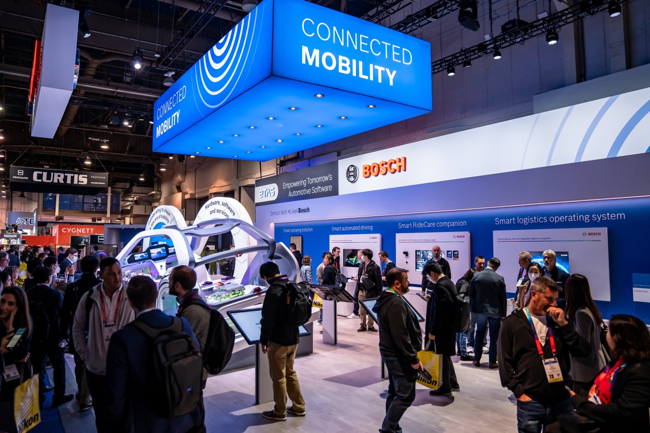Bosch CES 2023 Messestand - Bosch Media Service