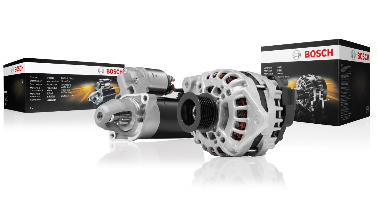Bosch expands its range of starters and alternators for workshops ...