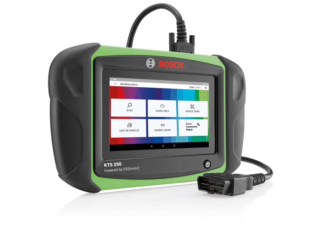 Nova função do KTS 250 da Bosch fornece dados sobre a quilometragem ...