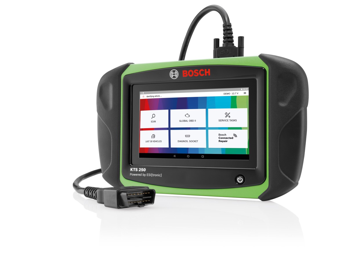 Nova função do KTS 250 da Bosch fornece dados sobre a quilometragem ...