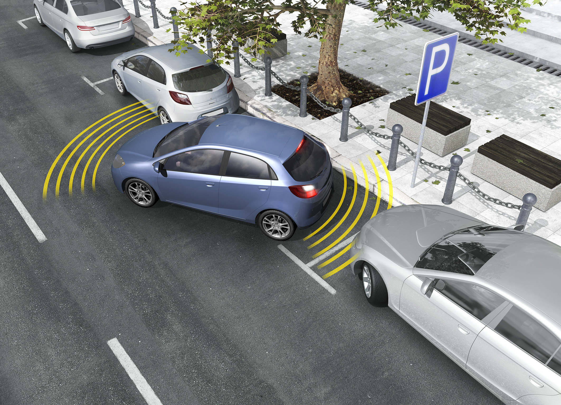 Connettività e sistemi di assistenza per il parcheggio automatico ...