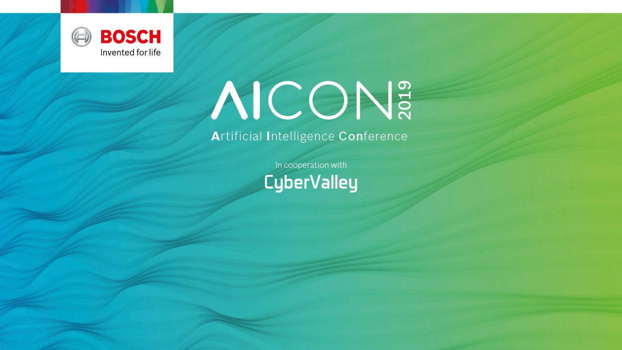 Artificial Intelligence Conference (AICON) - Bosch Media Service