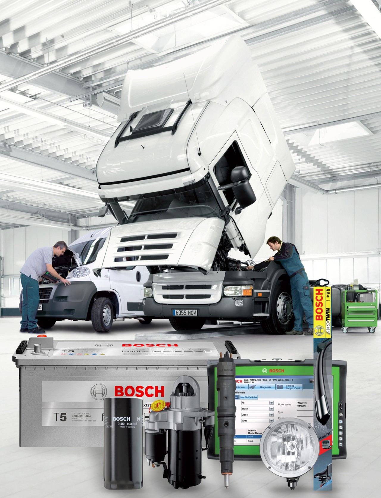 Bosch is constantly expanding its product range for commercial vehicles ...
