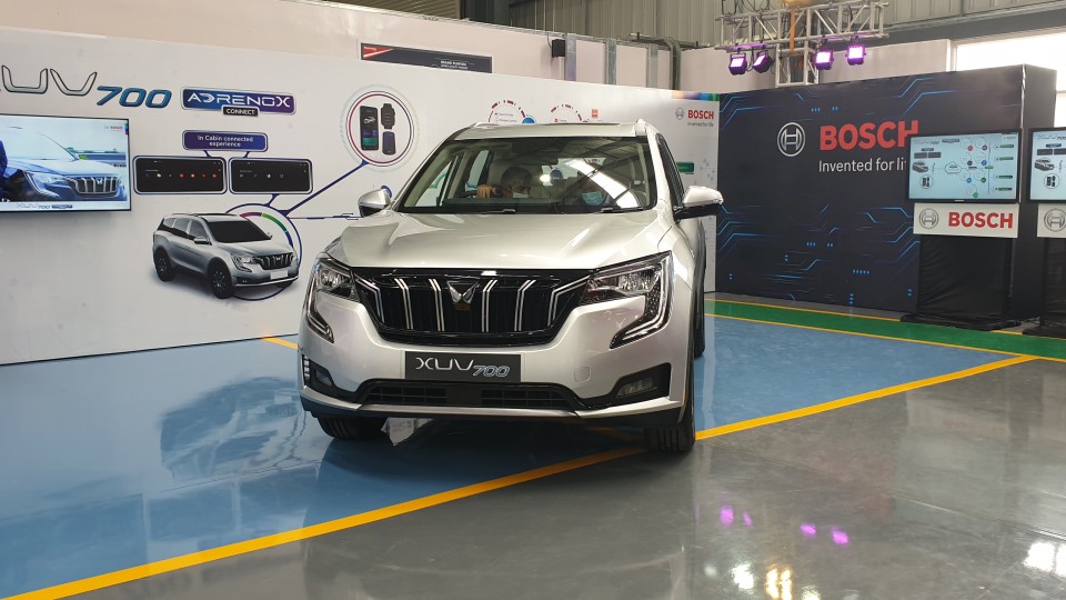 Mahindra XUV700 AdrenoX Connected Capabilities, enabled by Bosch ...