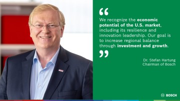 Bosch focuses on growth in United States - Bosch Media Service US